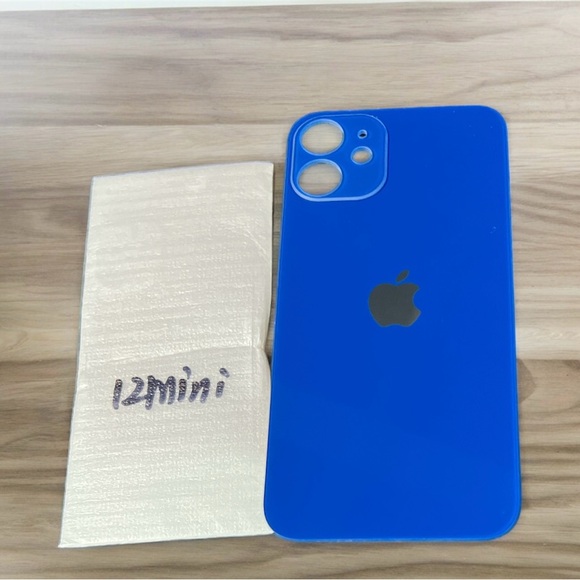 Cell Phones & Accessories | Iphone 12 Mini Back Glass Big Holeblue ...
